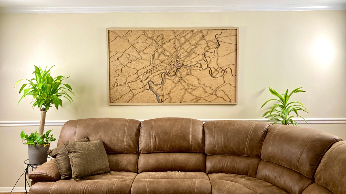 Custom Large Scale City Maps – Catahoula Sign Co